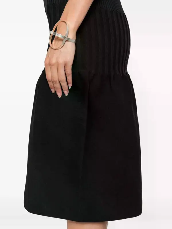 CFCL Ribbed V-neck Midi Dress