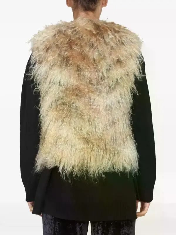 Lanificio Becagli Shaggy Fur Waistcoat