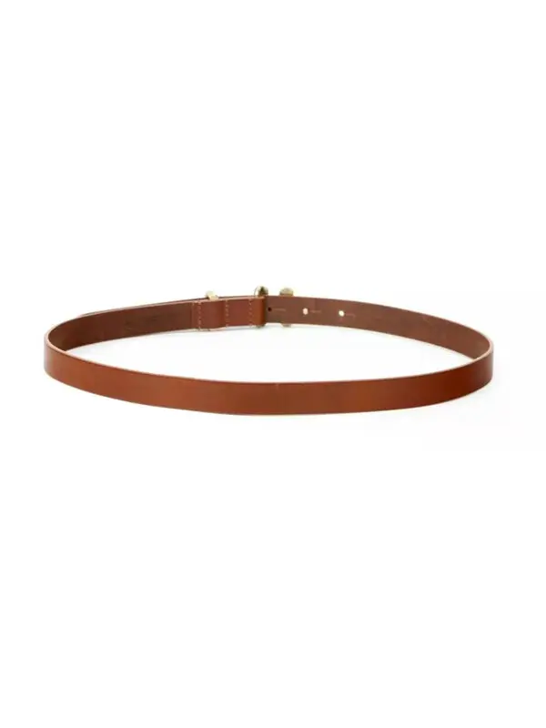 Isabel Marant Étoile Thin Leather Belt With Embellished Buckle