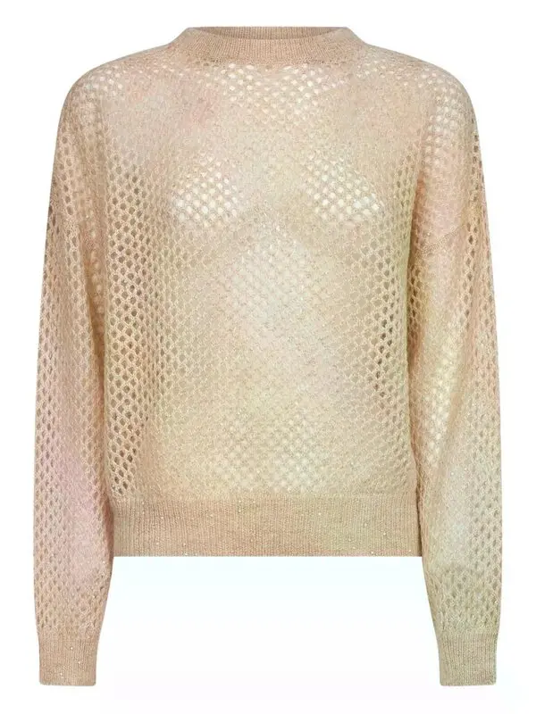 Brunello Cucinelli Open Knit Sweater