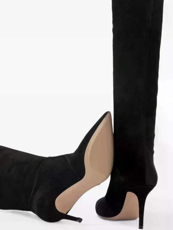 GIANVITO ROSSI 85mm Suede Boots