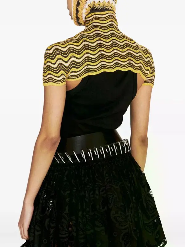 ISA BOULDER Knit Wave Top