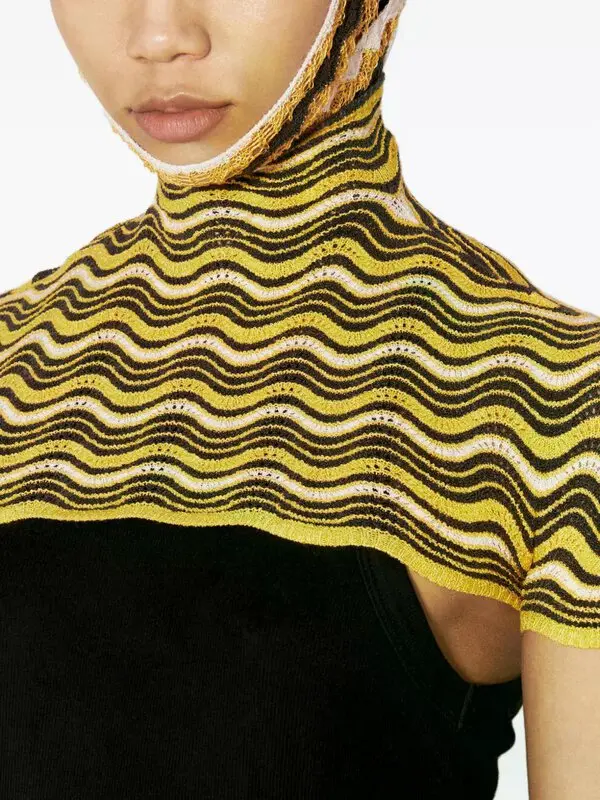 ISA BOULDER Knit Wave Top