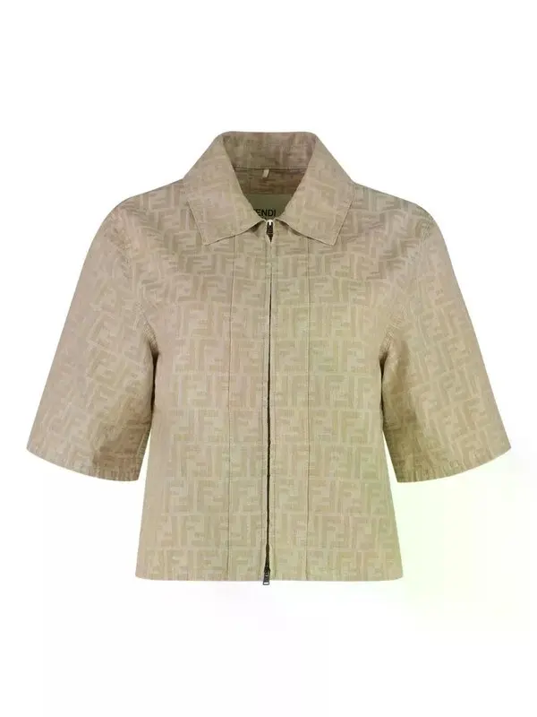 Fendi Ff Motif Zip-front Jacket