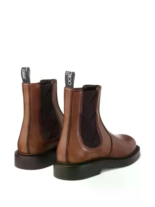 JIMMY CHOO Reggie Chelsea Leather Boots