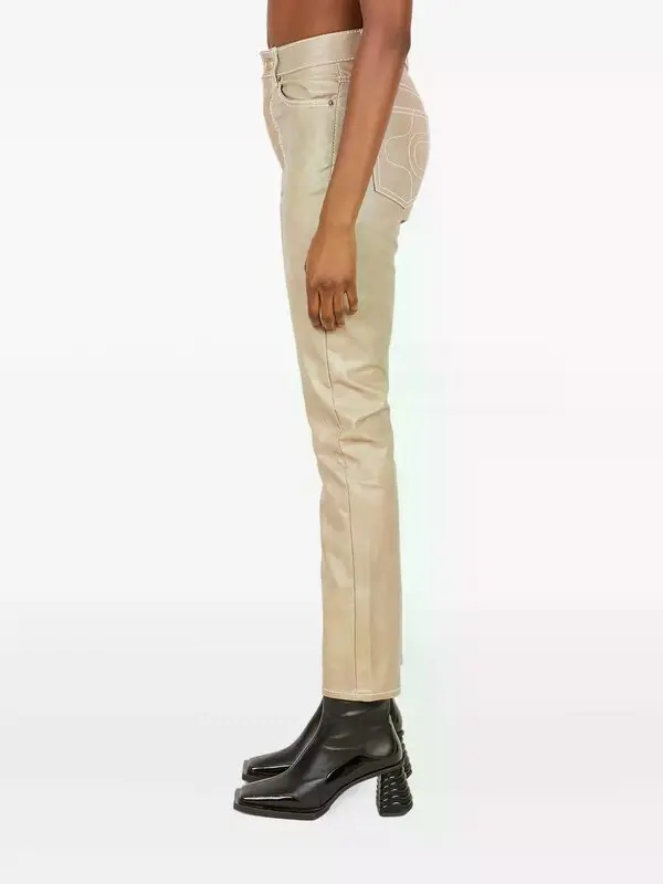 Eytys Shiny Cropped Trousers