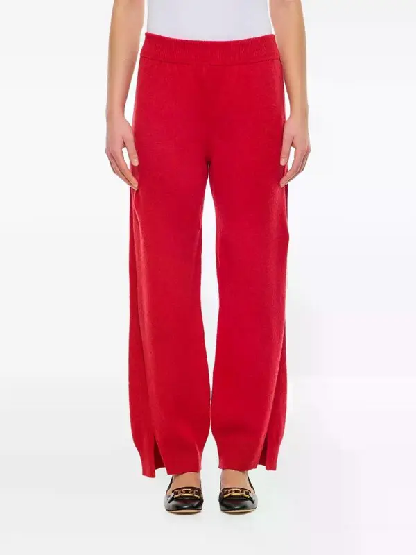 BARRIE Ribbed Hem Trousers