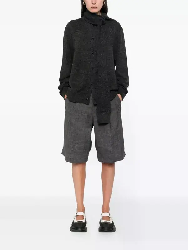 MAISON MARGIELA Buttoned Tie-neck Cardigan