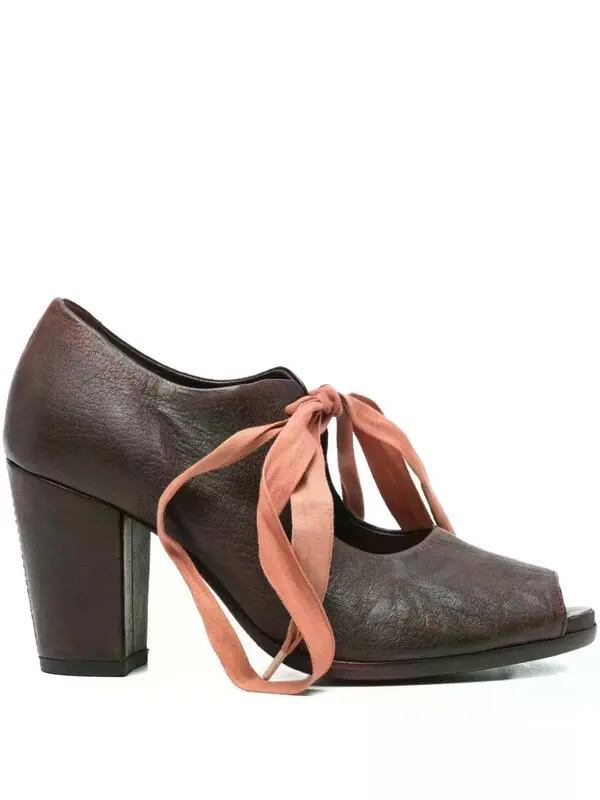 SARTORI GOLD 70mm Peep-toe Pumps - Brown