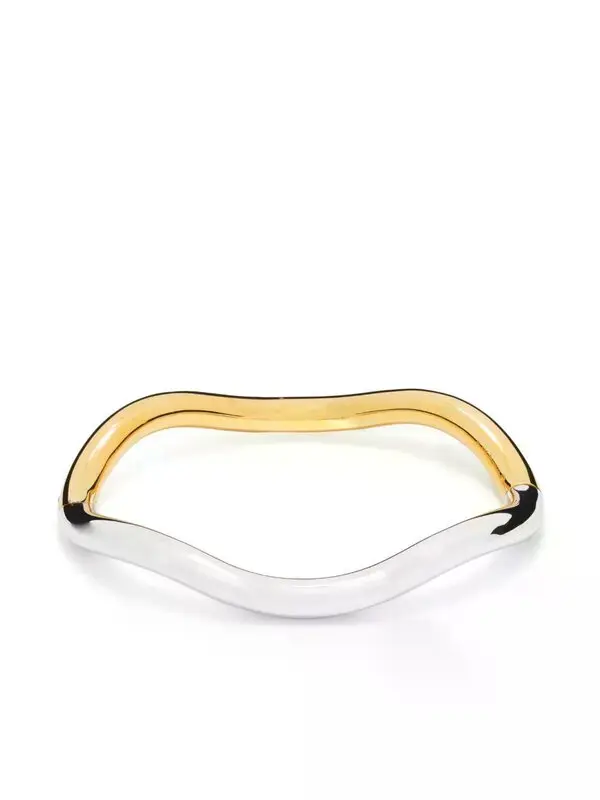 Charlotte Chesnais Wave Two-tone Bracelet - Silver