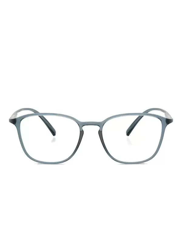 Giorgio Armani Rectangle Frame Eyeglasses - Blue
