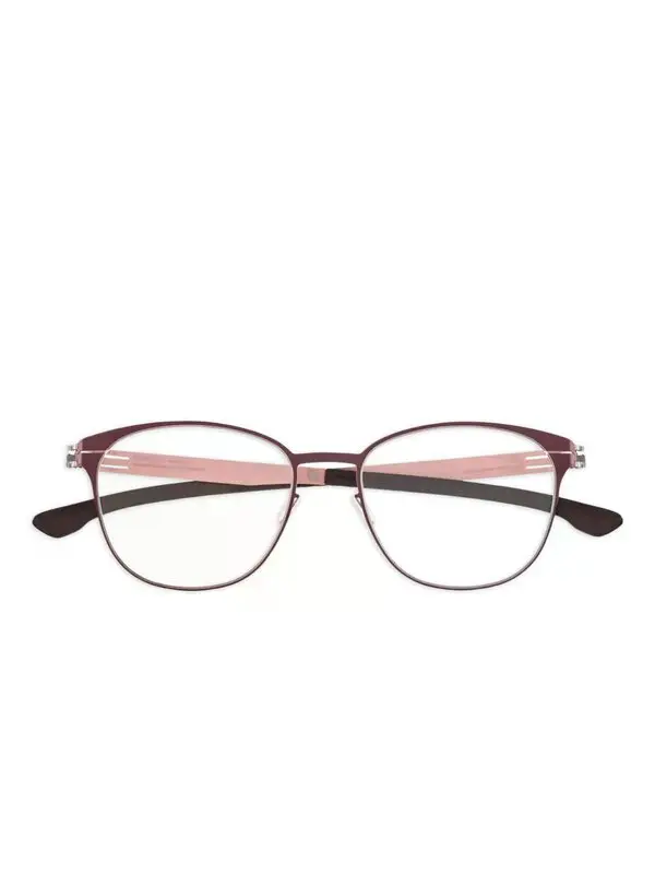 IC! BERLIN Double-bridge Glasses - Red