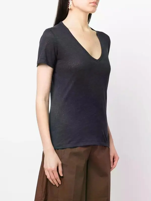 Closed Linen V-neck T-shirt