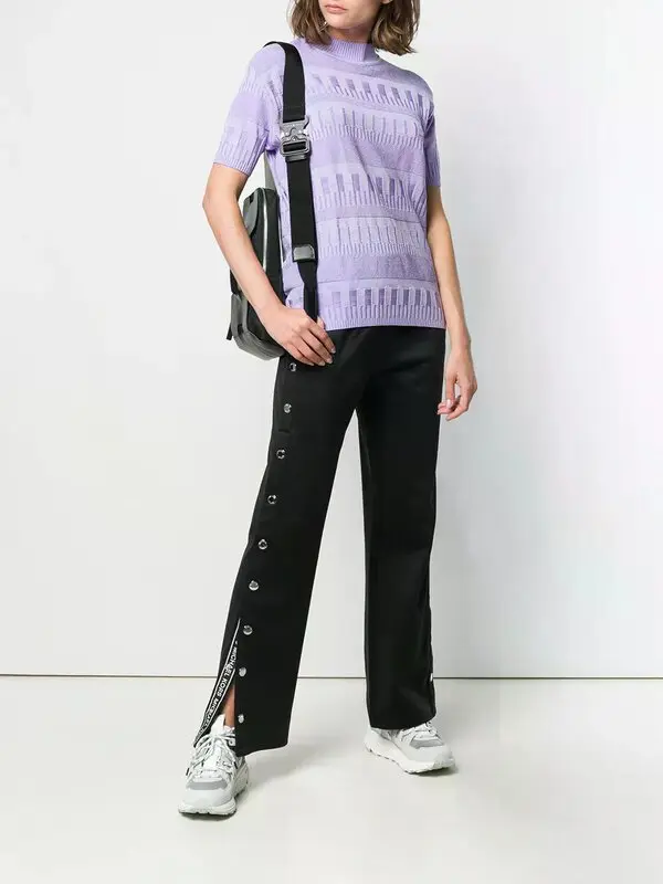 Michael Kors Metallic Button Trousers