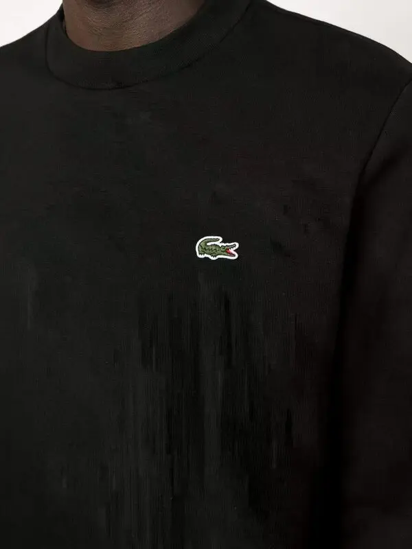 Lacoste Logo-appliqué Sweatshirt - Black