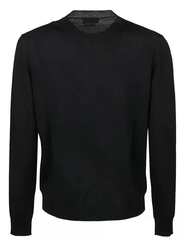 BALLANTYNE Knitted Jumper - Black