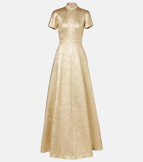 EMILIA WICKSTEAD Malinda Metallic Cloqué Gown