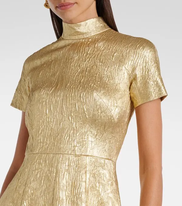 EMILIA WICKSTEAD Malinda Metallic Cloqué Gown