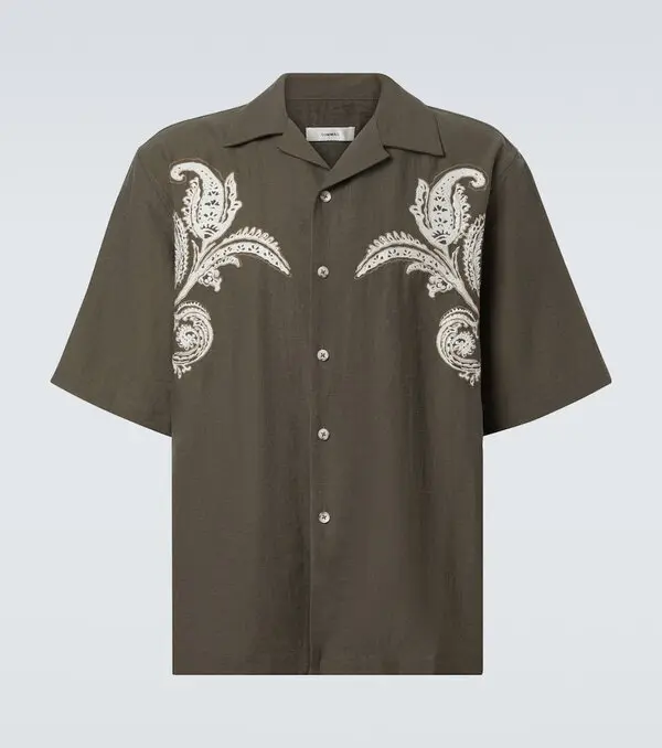 Commas Embroidered Shirt - Grey