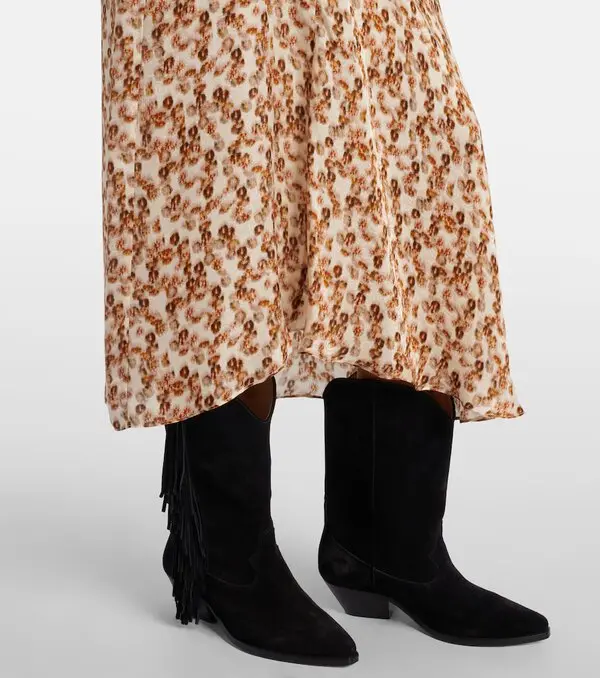 Isabel Marant Étoile Lisanne Printed Midi Skirt