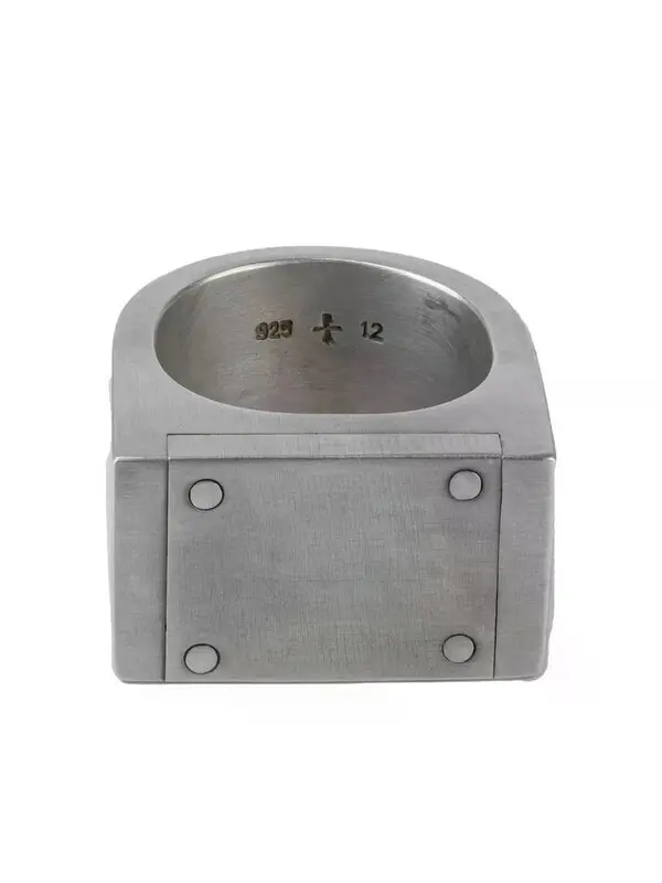PARTS OF FOUR Sterling Plate Single Ring - Silver