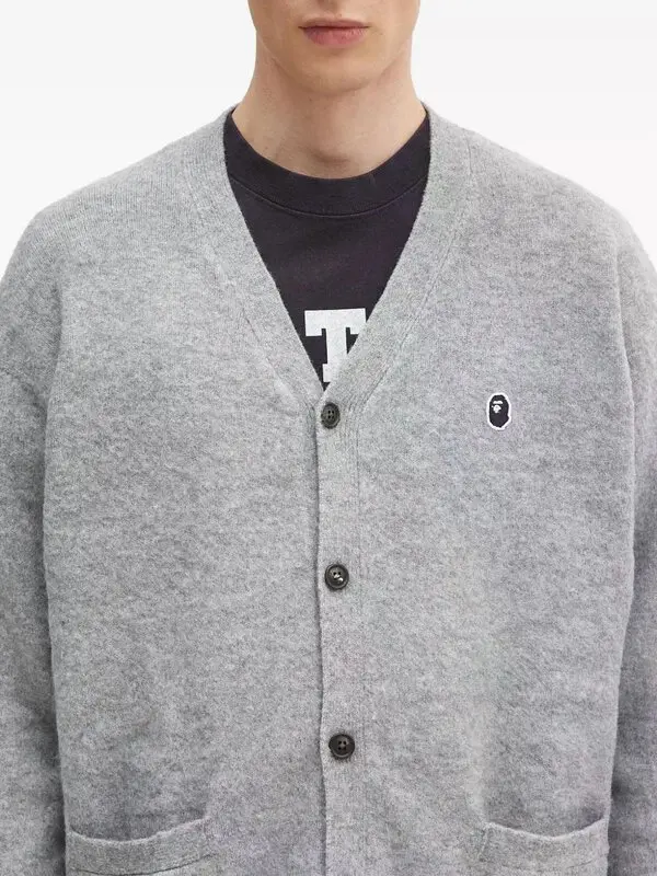 A BATHING APE V-neck Button-up Cardigan