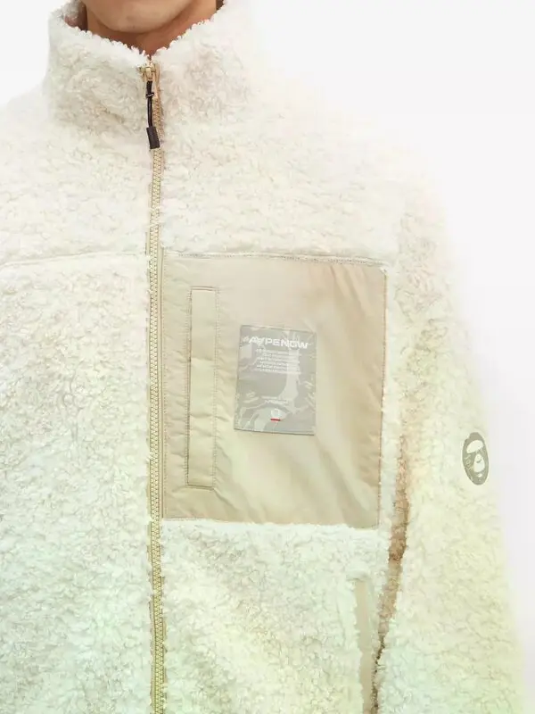 AAPE BY *A BATHING APE Fleece Panelled Zip Jacket