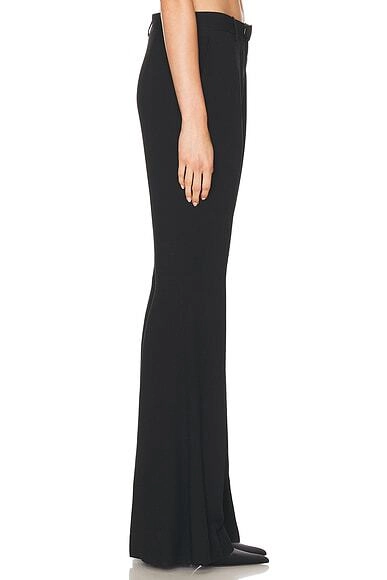 Balenciaga Flared Crepe Trousers