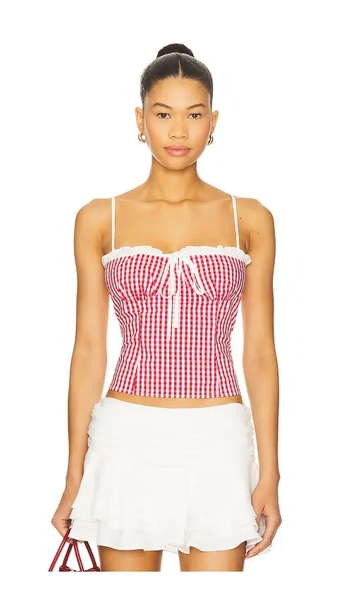 MORE TO COME Beckie Top - Red