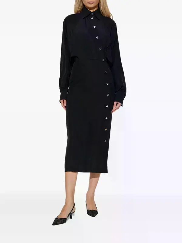 Sportmax Button-fastening Shirt Dress