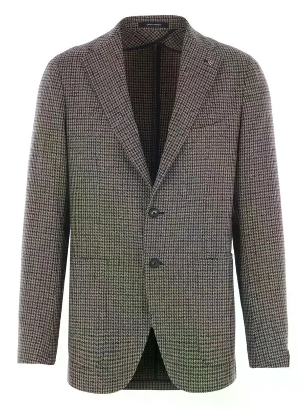 Tagliatore Houndstooth Wool Blazer