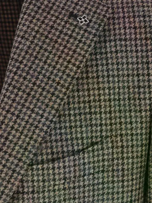Tagliatore Houndstooth Wool Blazer