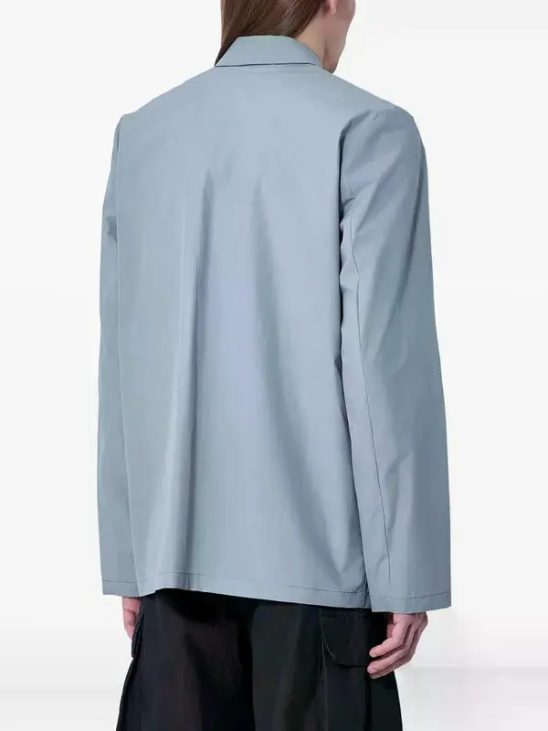 RIER Flap-pocket Cotton Shirt Jacket