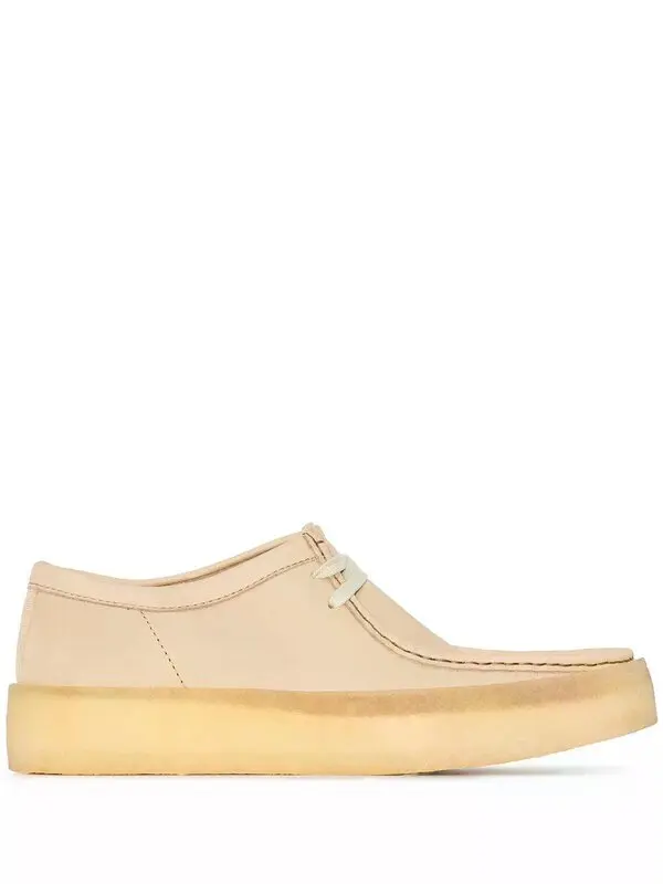Clarks Wallabee Cup Derby Shoes In Maple Leather - Neutrals