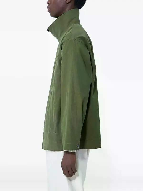 MARGARET HOWELL Stand-collar Half-zip Jacket