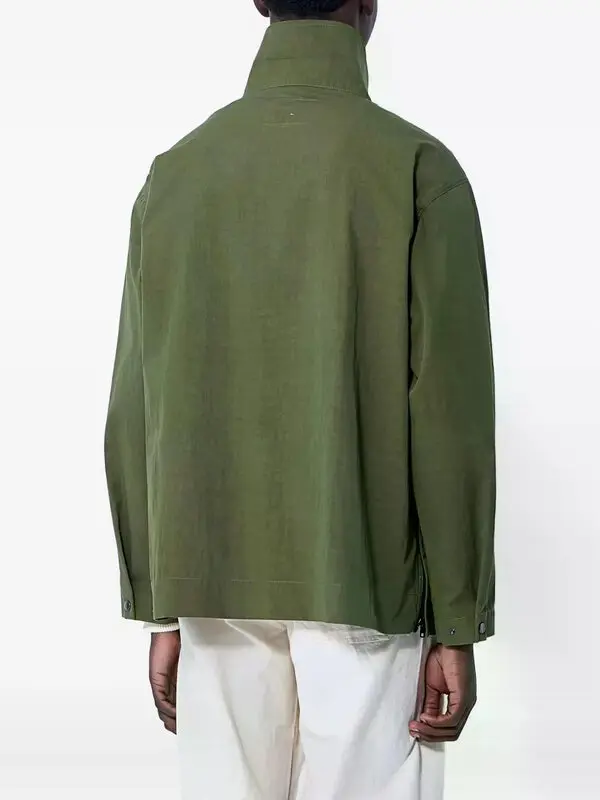 MARGARET HOWELL Stand-collar Half-zip Jacket