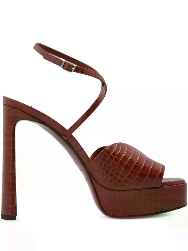 JIMMY CHOO Karli 125mm Ankle-strap Heeled Sandals - Red