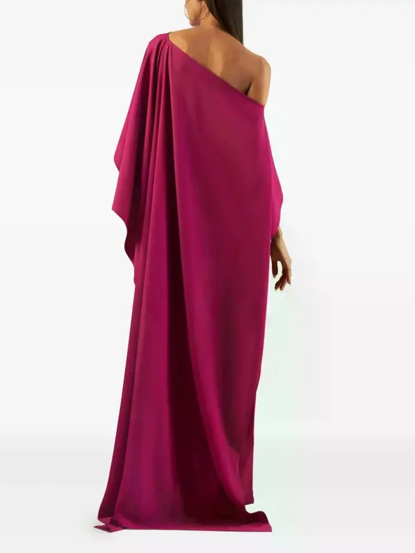 TALLER MARMO One-shoulder Cape Jumpsuit