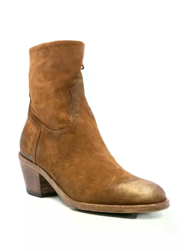 KING TARTUFOLI 60mm Metallic-toe Zip-up Boots