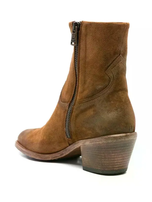 KING TARTUFOLI 60mm Metallic-toe Zip-up Boots
