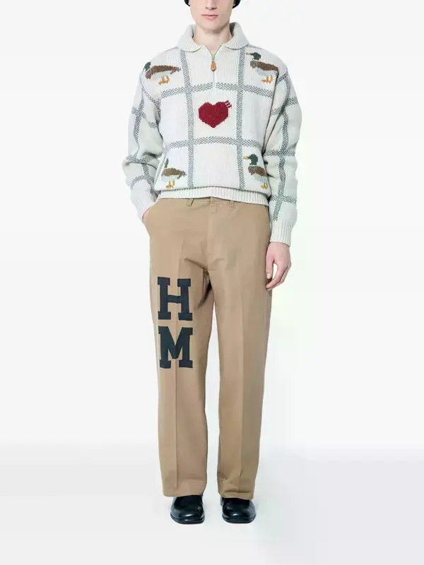 HUMAN MADE Logo Print Trousers