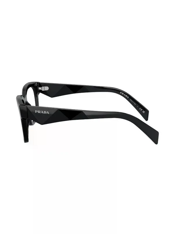 Prada Logo-engraved Square-frame Glasses
