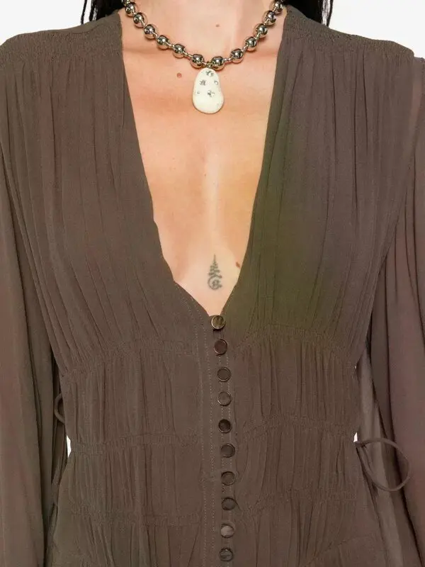 MARANT ETOILE Briane Maxi Dress - Green