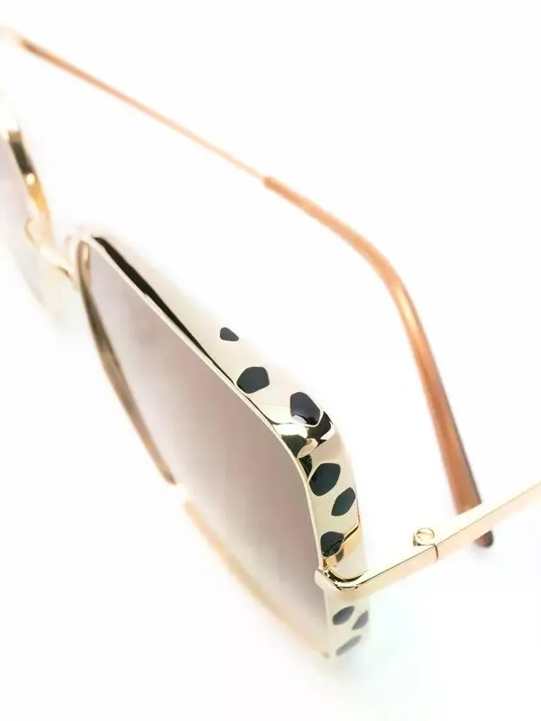 Cartier Oversize Square Frame Sunglasses