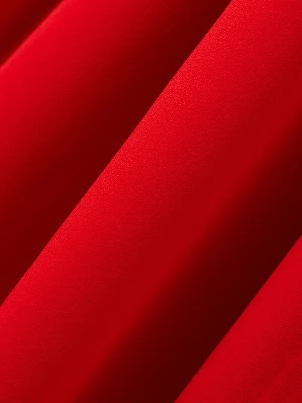 Solace London Illona Crepe Halterneck Gown - Red
