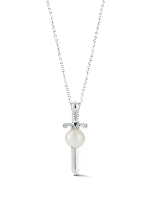 Mateo Sword Pearl Necklace