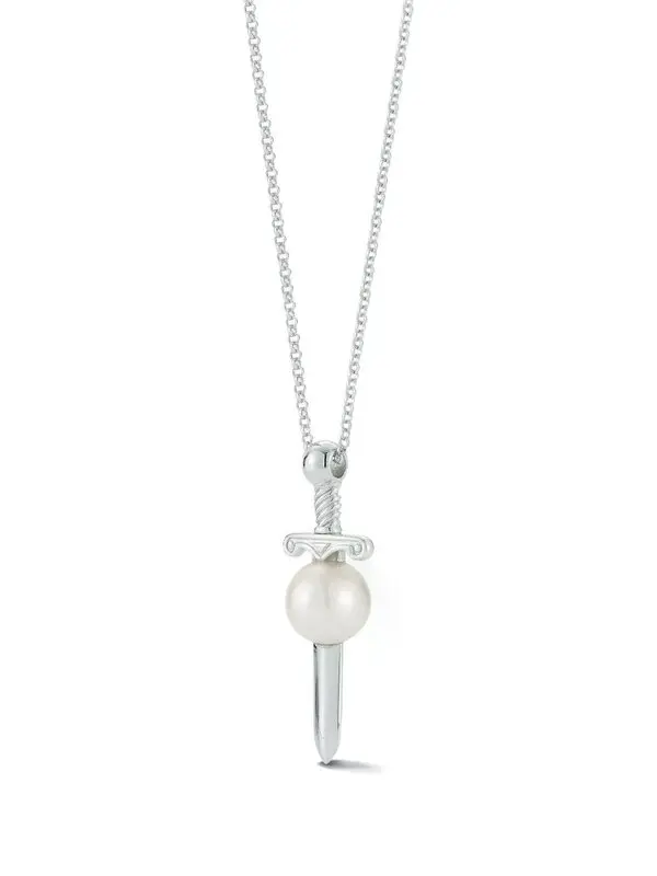 Mateo Sword Pearl Necklace