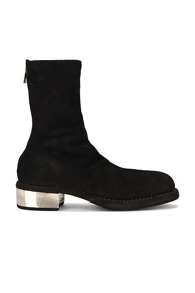 Guidi Metal Heel Back Zip Boots