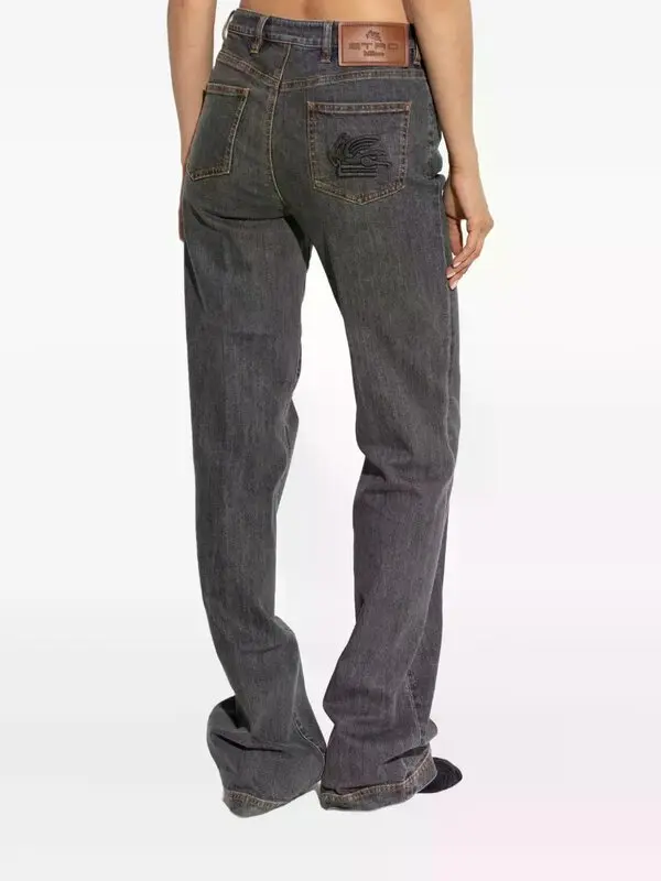 Etro Pegasus Motif Jeans