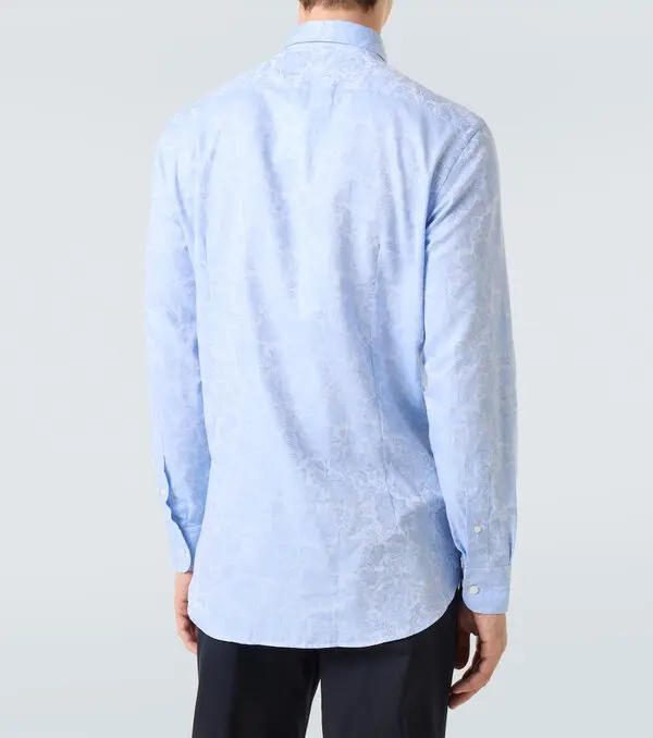 Etro Floral Cotton Jacquard Shirt